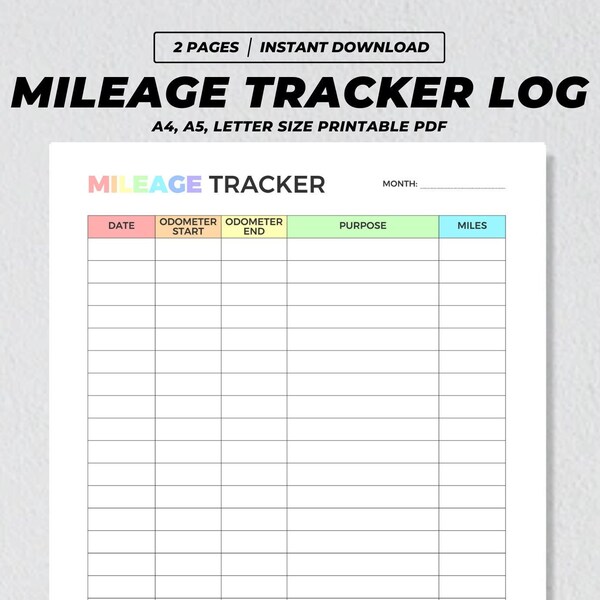 Driver Trip Sheet - Etsy