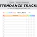 Attendance Tracker Printable, Daily Teacher Log Sheet, Student ...