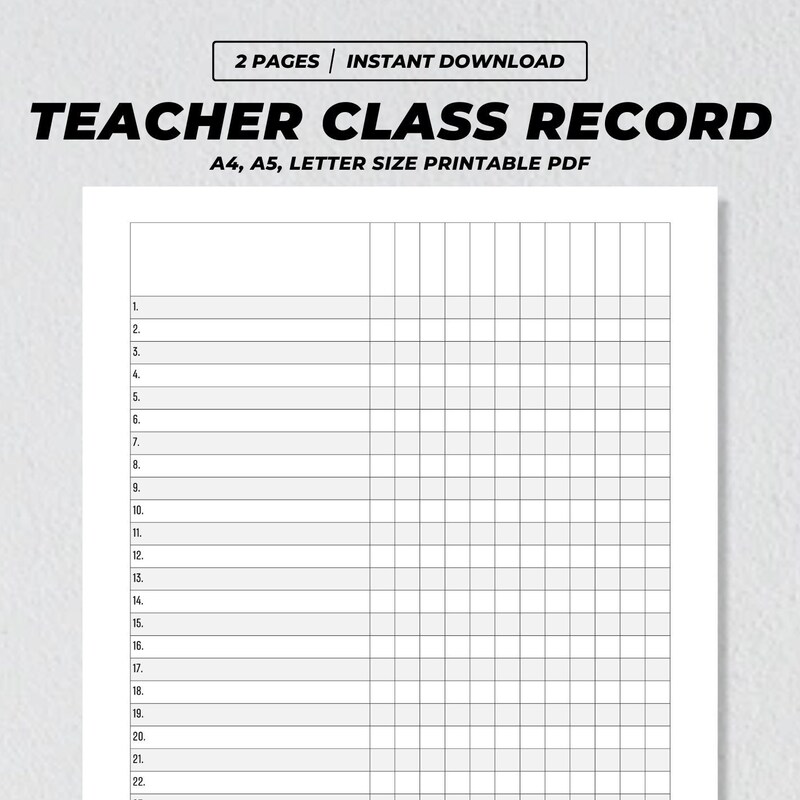 Attendance Posters - Etsy UK