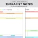 Therapist Notes Printable, Therapy Session Tracker, Counseling Report ...