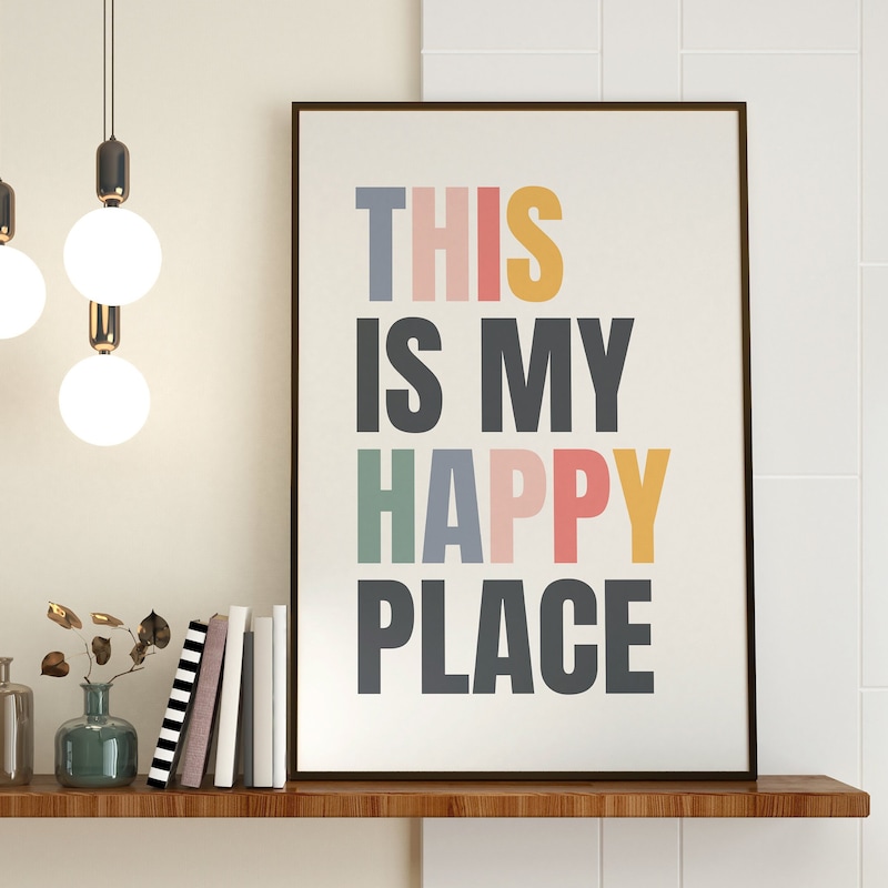 Happy Place Art - Etsy
