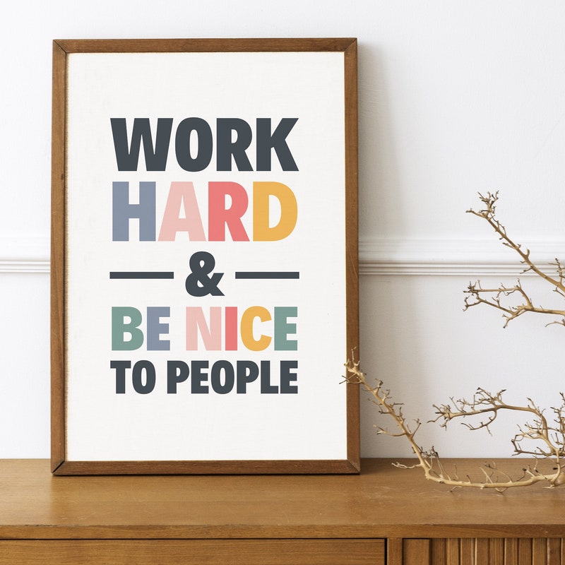 Work Hard - Etsy