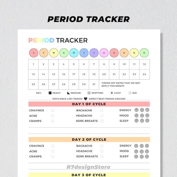 Menstrual Period Calendar For Girl Period Tracker Menstrual Cycle