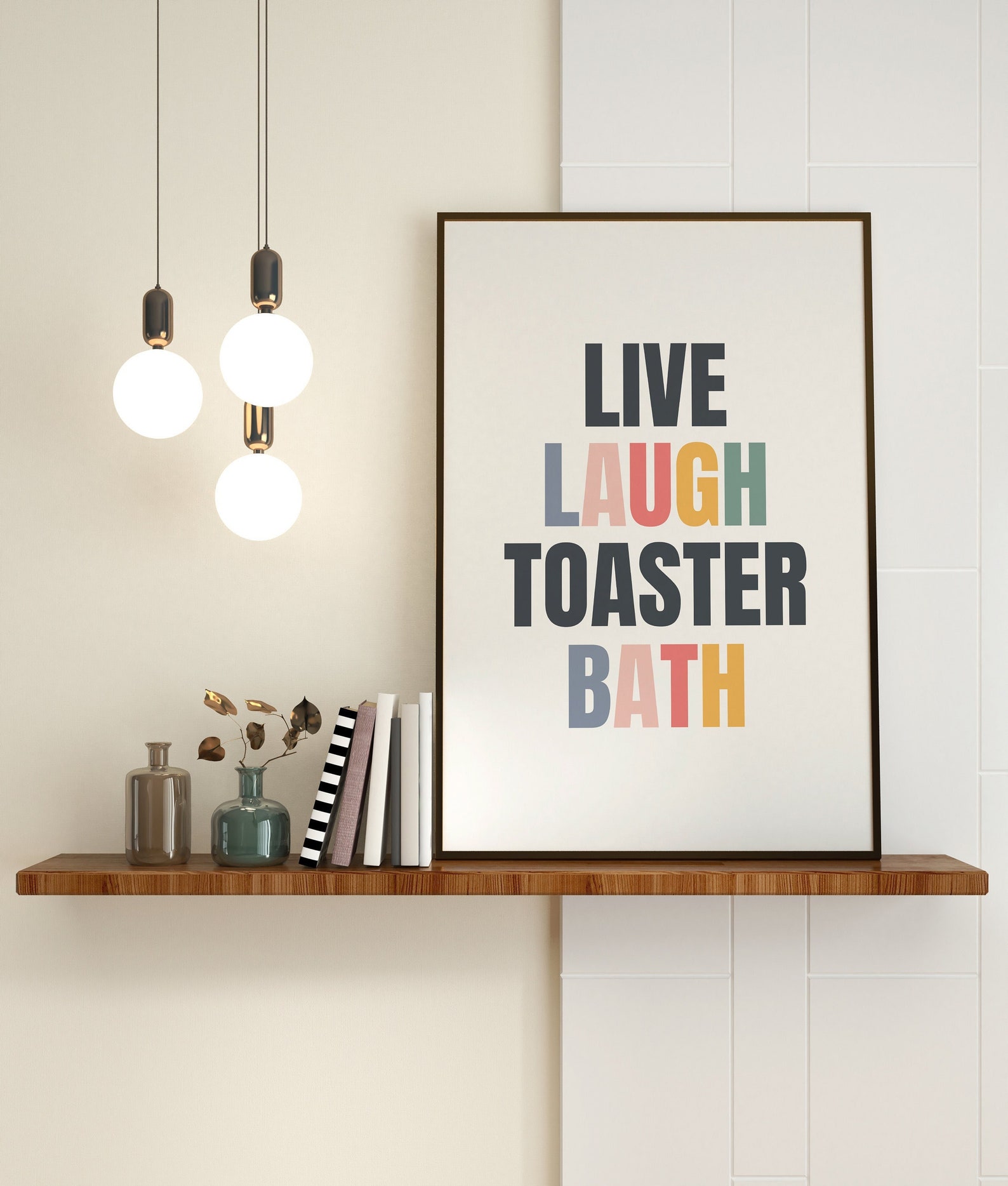 Funny Bathroom Printable Wall Art, Aesthetic Colorful Typography, Funny ...