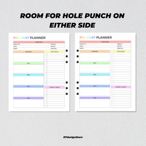 Podcast Planner Printable, Podcast Script Planning Checklist, Interview ...