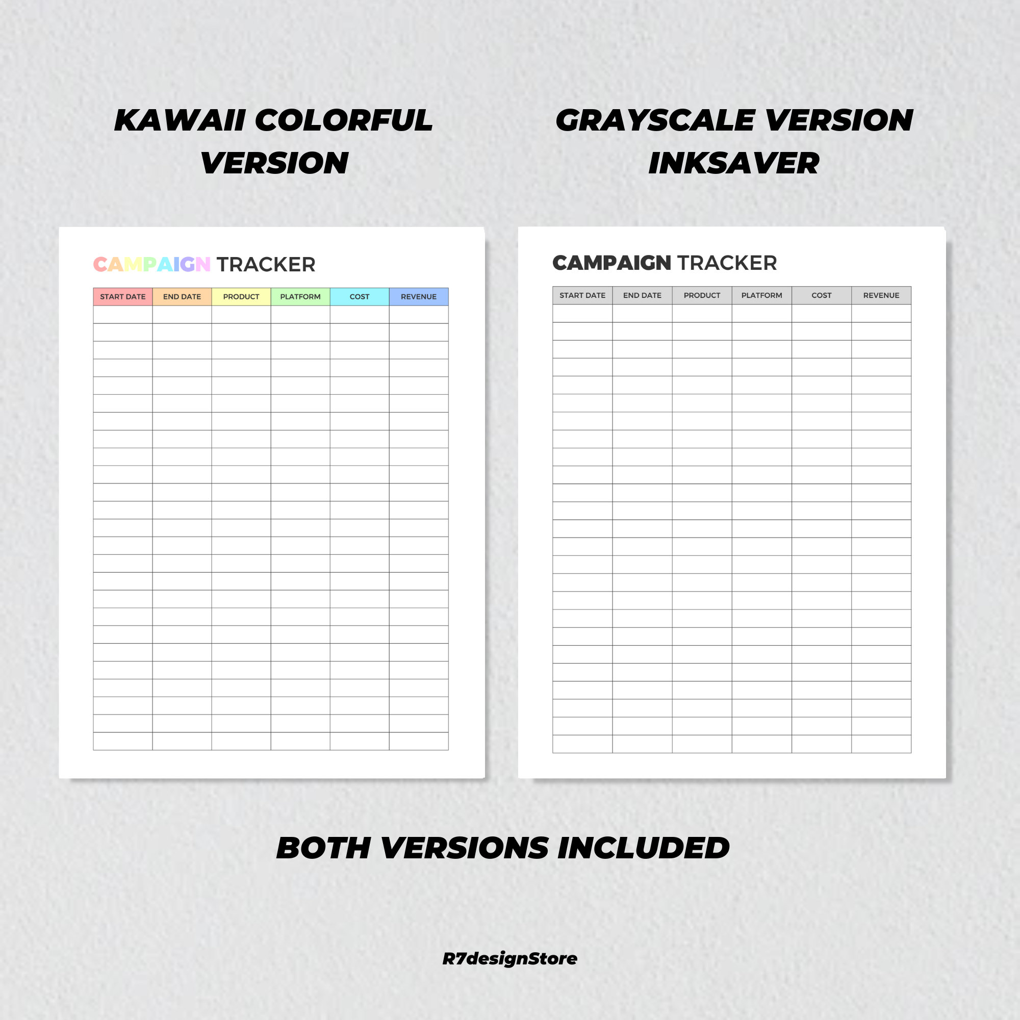 Affiliate Marketing Planner Printable, Affiliate Program Tracker ...