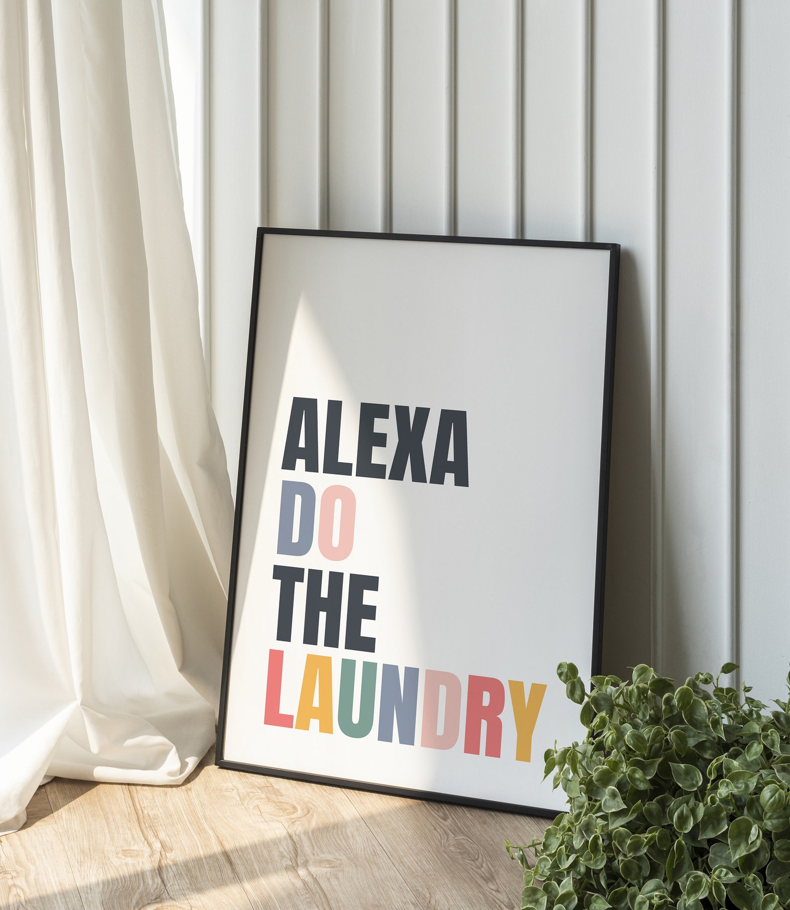 Alexa Do the Laundry Art Print Colorful Printable Poster - Etsy