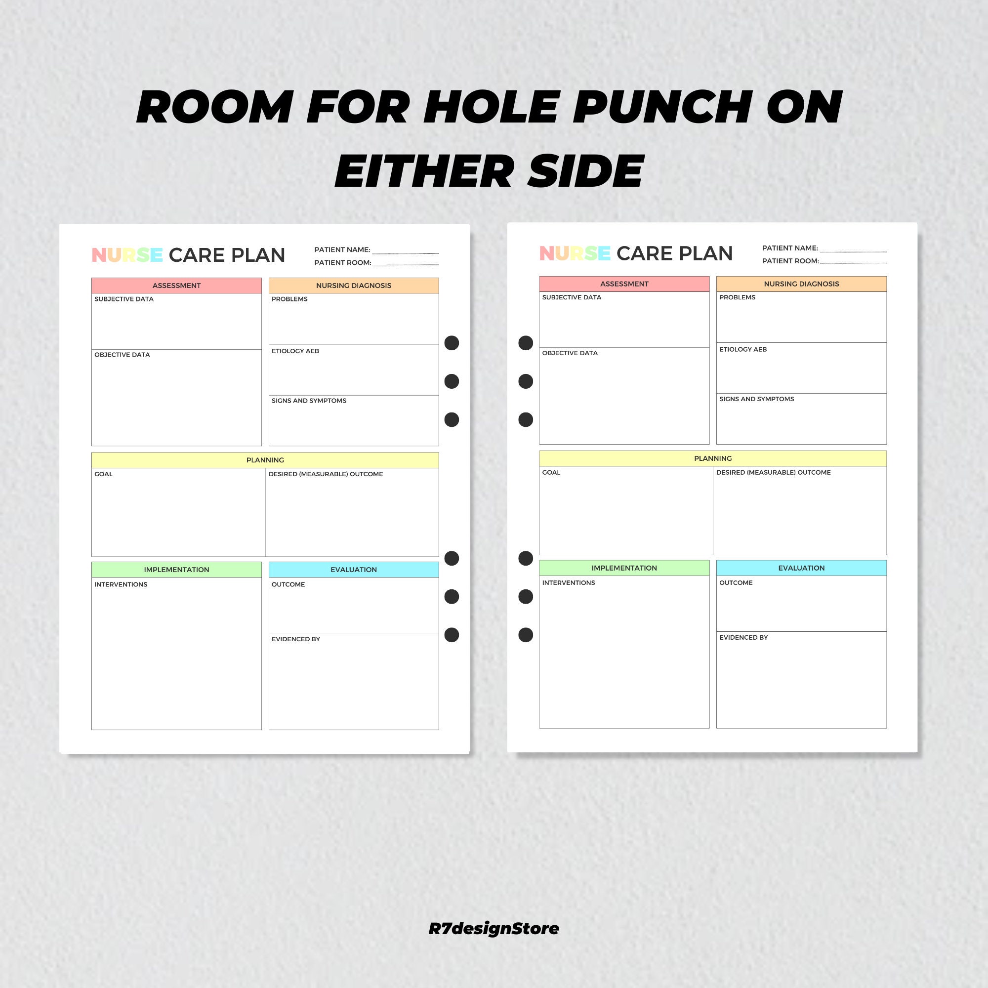 Nurse Care Plan Printable, Nursing Student Resources, Nurse Assessment ...