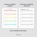 Homework Checklist Printable, Weekly Homework Tracker, Student ...