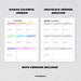 Outfit Planner Printable, Weekly Fashion Tracker, Event Wardrobe ...
