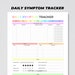 Symptom Tracker Printable, Chronic Illness Frequency Chart, Daily ...