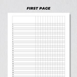 Teacher Class Record Printable, Students Grade Tracker, School ...