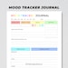 Buy Mood Tracker Journal Printable, Emotion Wellness Tracker, Anxiety ...