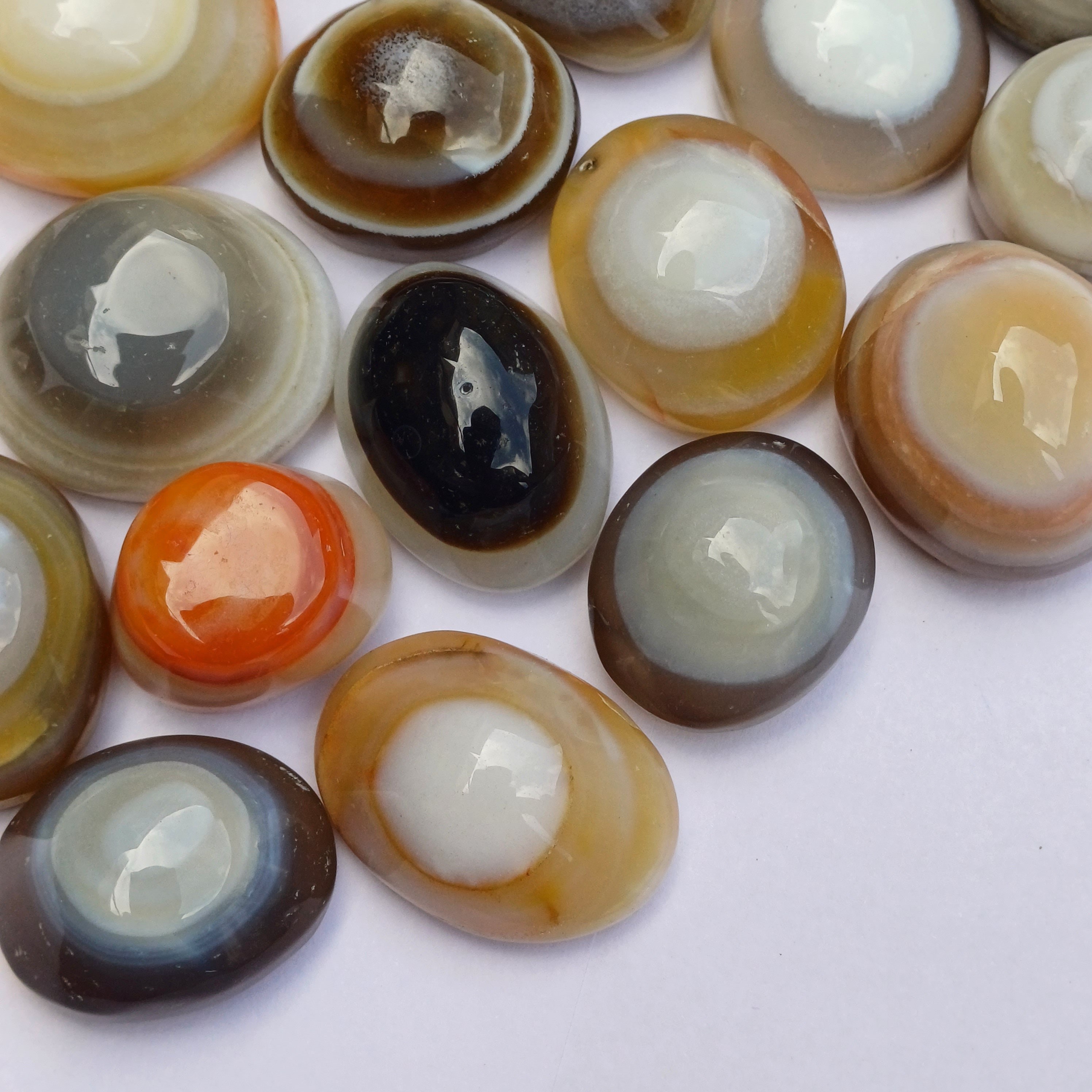 Eye Agate Cabochon Natural Agate Gemstone AAA Top Quality Eye Agate ...