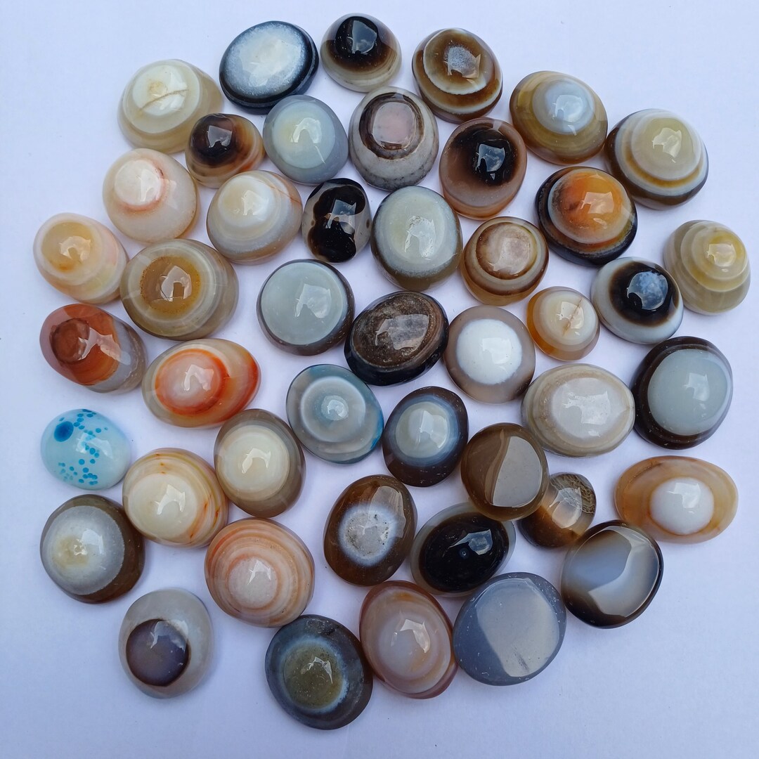 Eye Agate Cabochon Natural Agate Gemstone AAA Top Quality Eye Agate ...