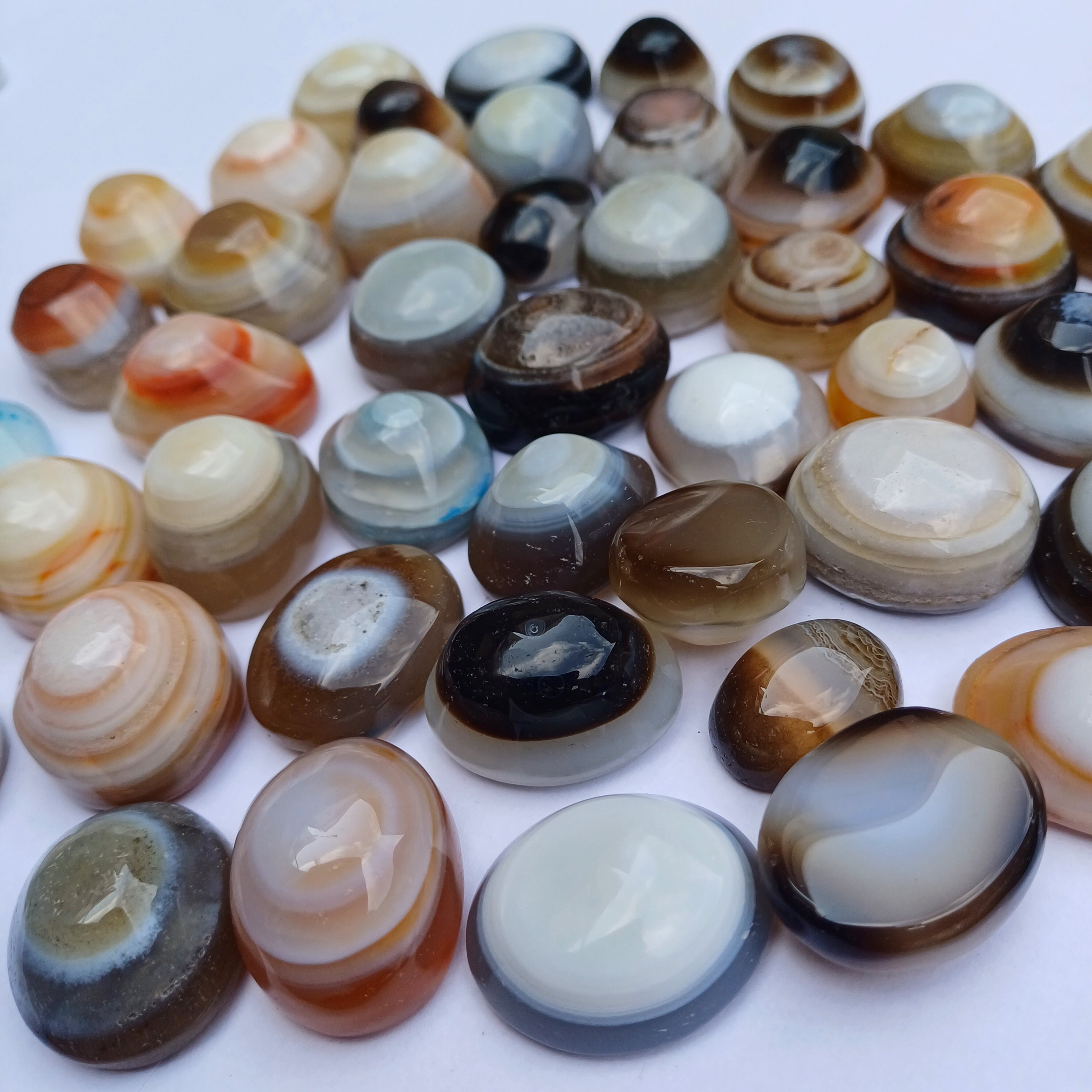 Eye Agate Cabochon Natural Agate Gemstone AAA Top Quality Eye Agate ...