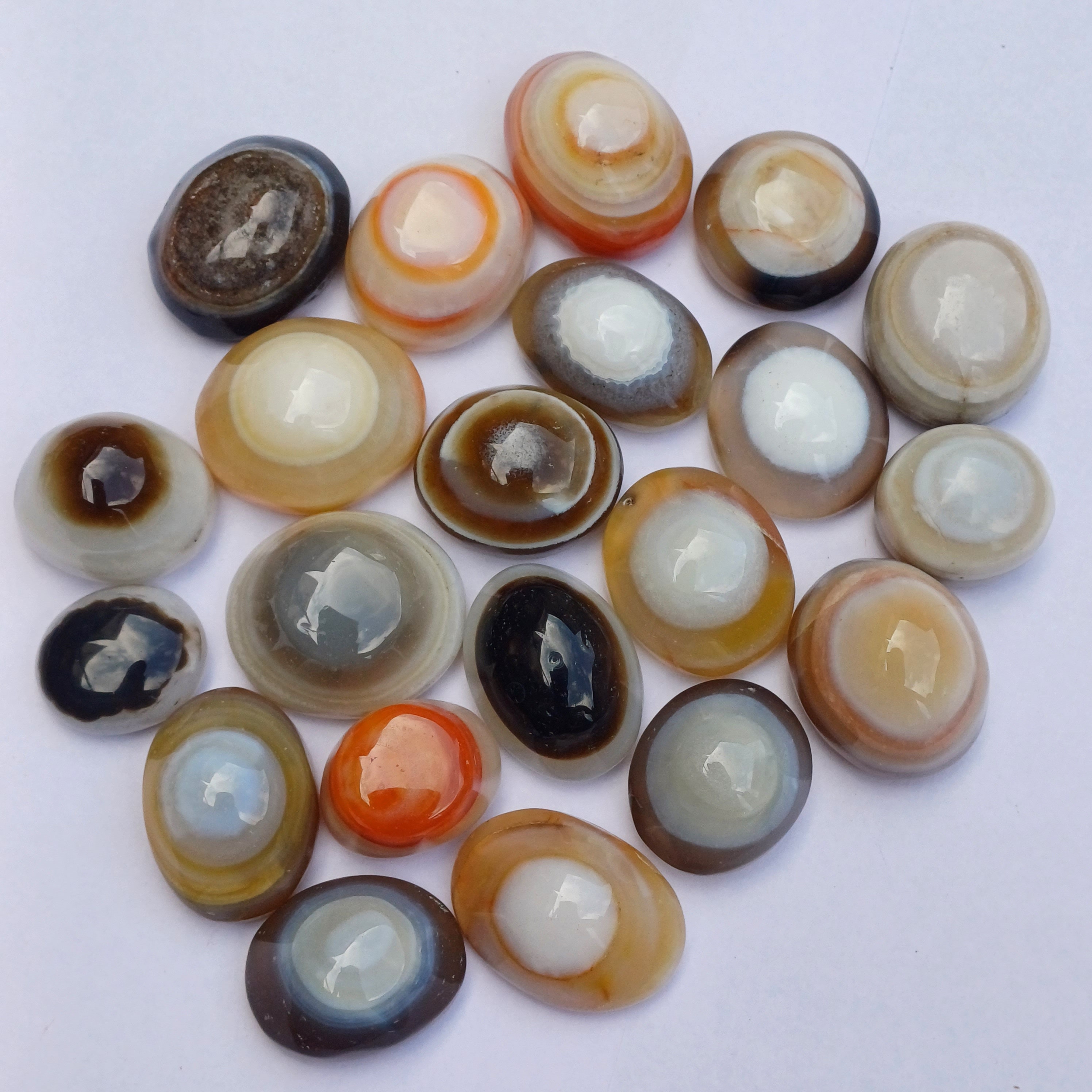 Eye Agate Cabochon Natural Agate Gemstone AAA Top Quality Eye Agate ...