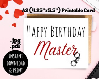 Dominant Sex Card - Etsy