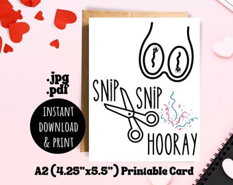 Funny Testicle Card - Etsy