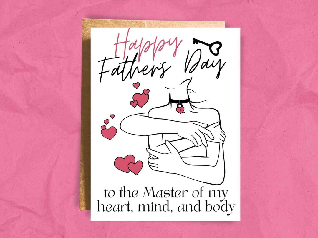 Happy Father's Day Master | BDSM Card From Sub, D/s Relationship, Card for Dom, Sex Card, Sexy ...