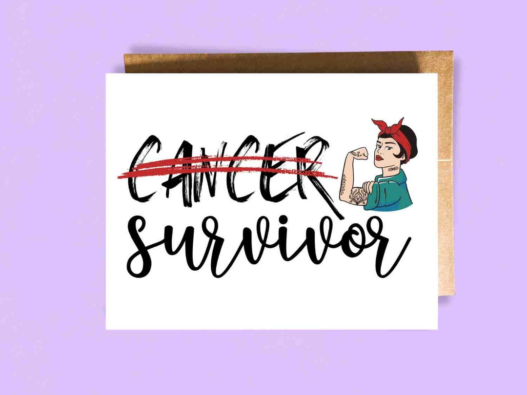 Cancer Survivor Card for Woman | Cancer Warrior | Supportive Card, Beat ...