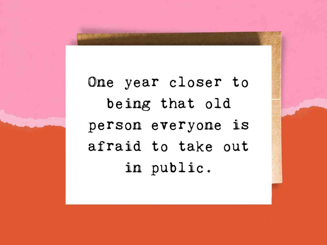 Snarky Birthday Card | Funny Birthday Gift for Friend | Sarcastic Happy ...