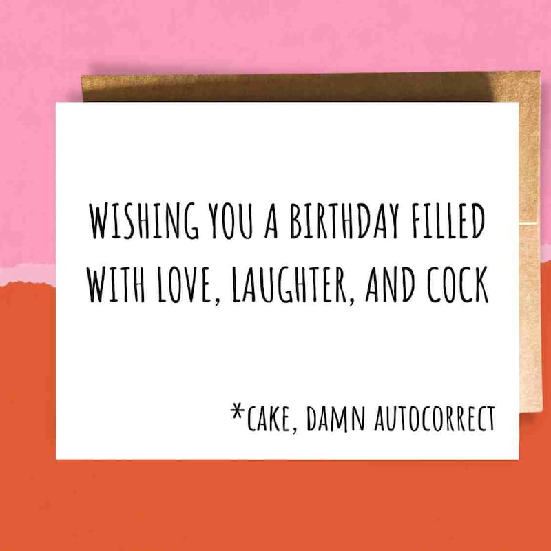 Inappropriate Birthday Cards - Etsy