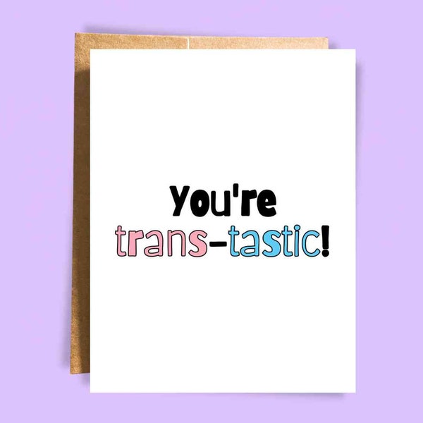 Trans Birthday Card (You'll Love) - Etsy