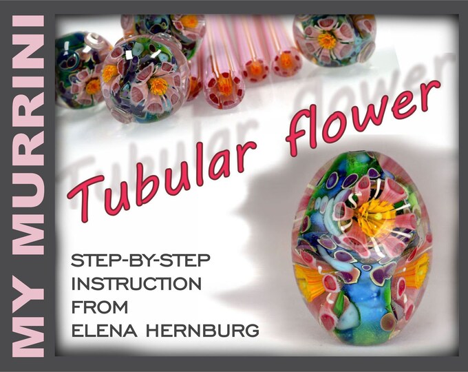 ASSEMBLED TUBULAR FLOWER. Tutorial for Lampworkers. - Etsy