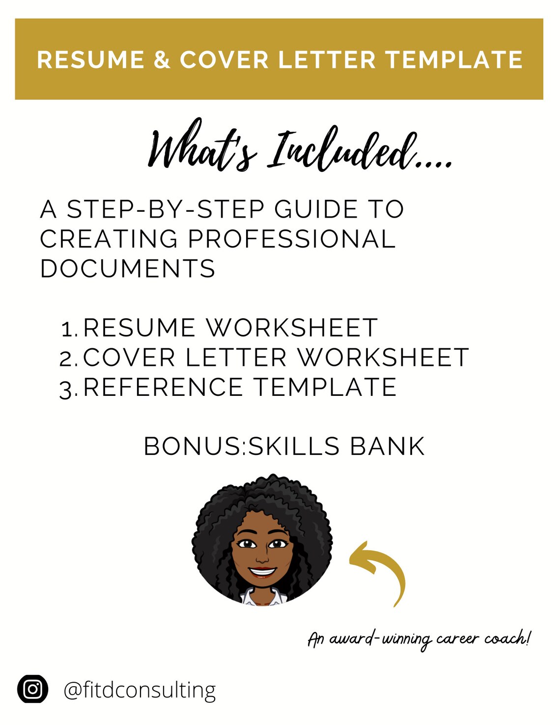 Resume & Cover Letter Template + Worksheet |word Doc | Google Docs ...