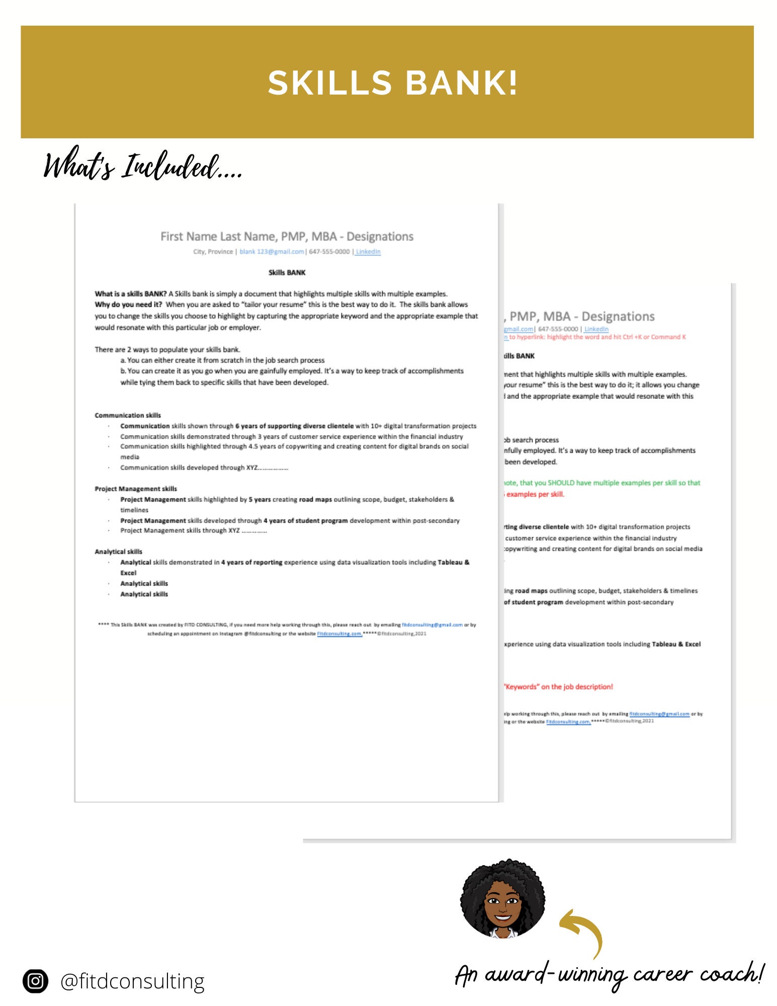 Resume & Cover Letter Template + Worksheet |word Doc | Google Docs ...