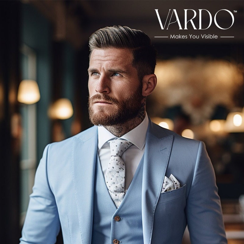 Dusty Blue Mens Suit - Etsy