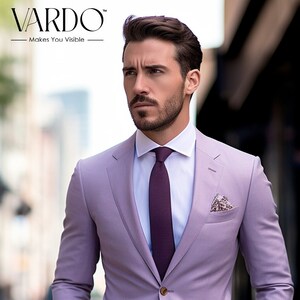 Man Purple Double Breasted Suit - Premium Quality Formal Wear -tailored ...