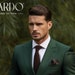 Premium Forest Green Double Breasted Suit for Men -tailored Fit, the ...