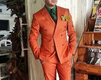 Rust Party Wear Suit - Etsy