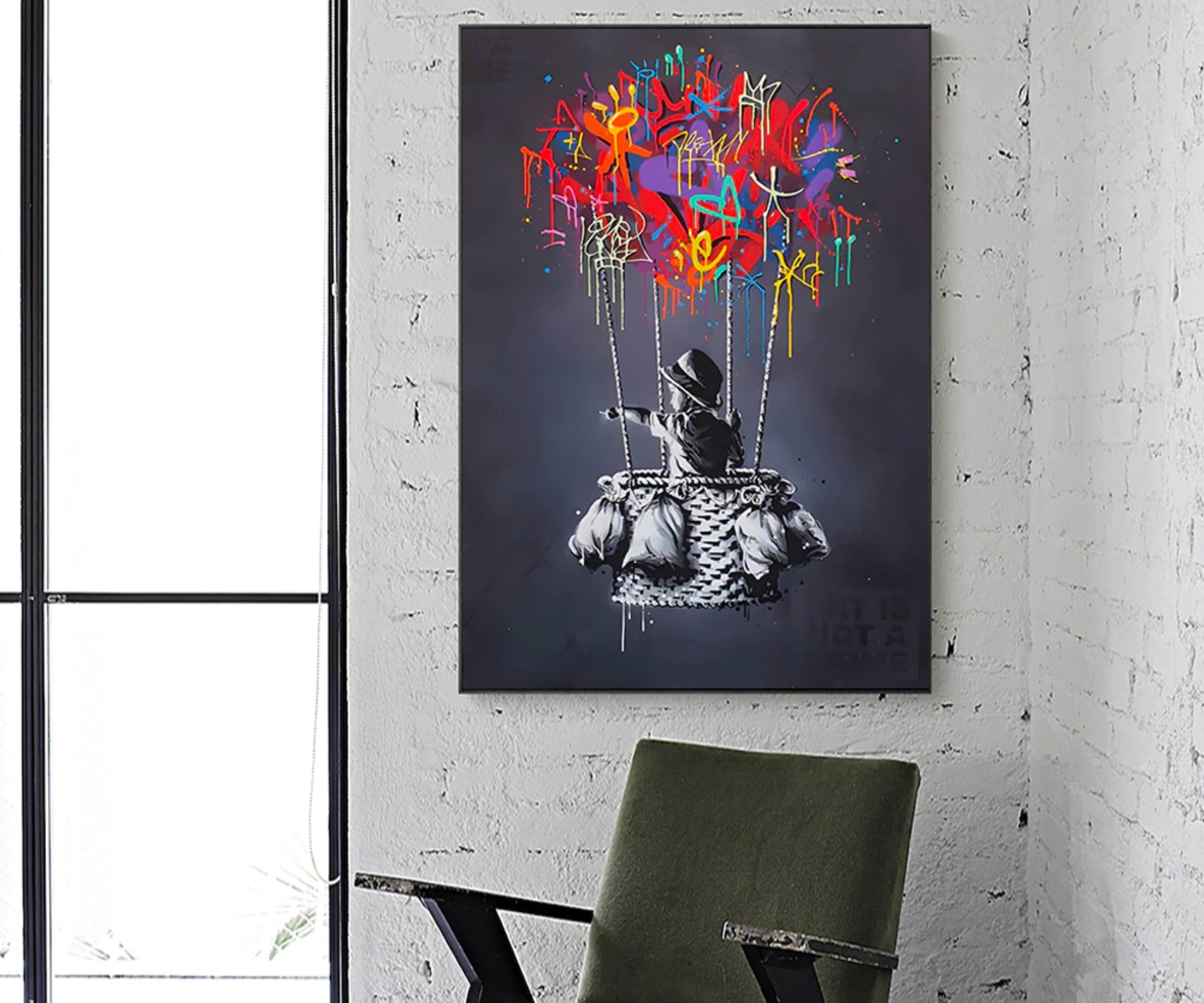 Dream Graffiti Moderne Pop Art Unikat Coole Malerei Bunte - Etsy.de