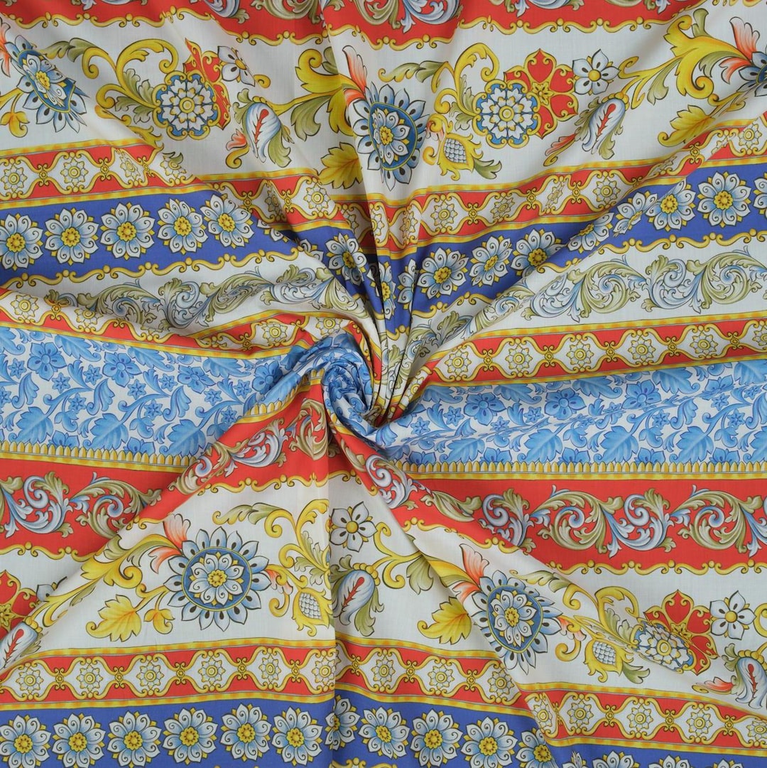 Italian Designer Fabric Cotton Batiste Fabric by the Yard Exclusive ...
