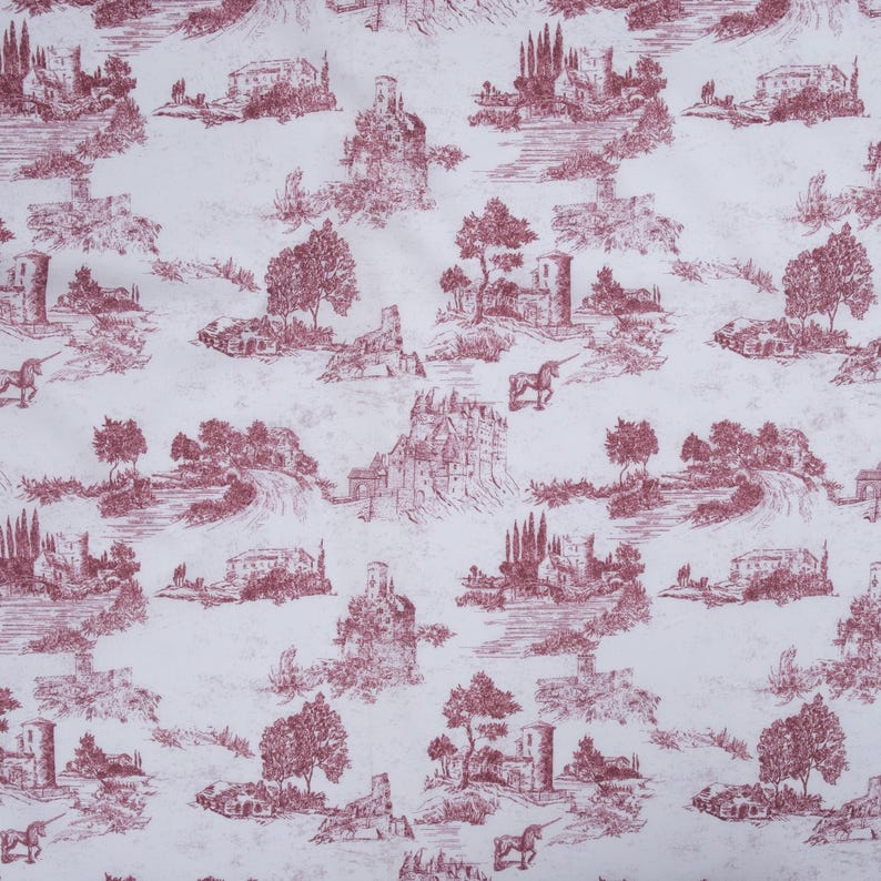 Toile De Jouy Cotton Batiste – Italian Exclusive Collection Castle ...