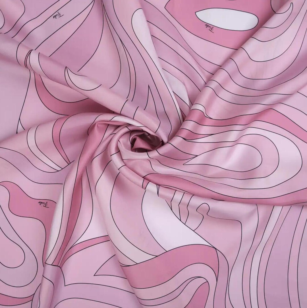Designer Italian Silk Fabric by the Yard 100% Pure Mulberry Silk High ...