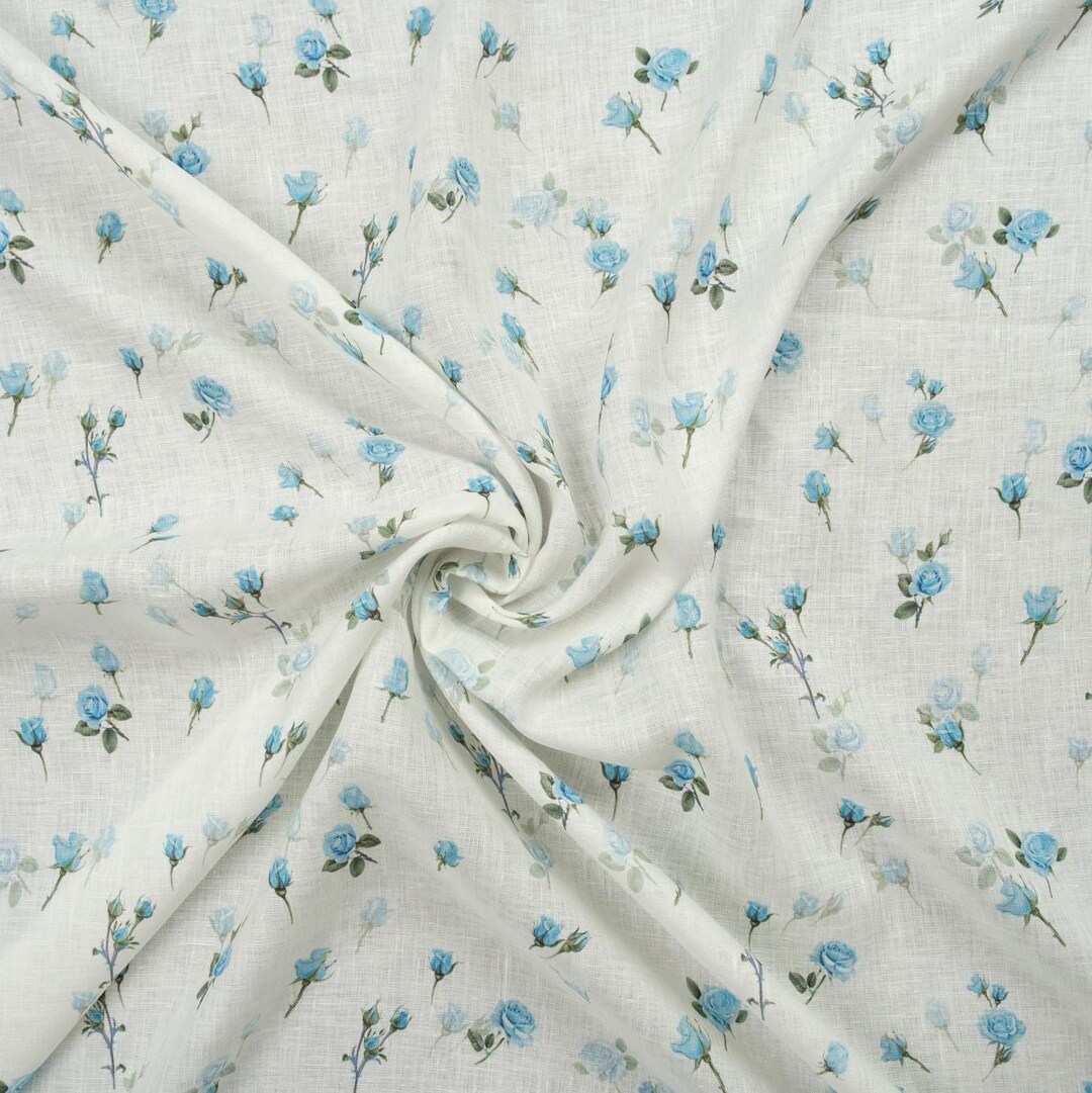 Italian Linen Fabric by the Yard Designer Fabric Exclusive Collection ...