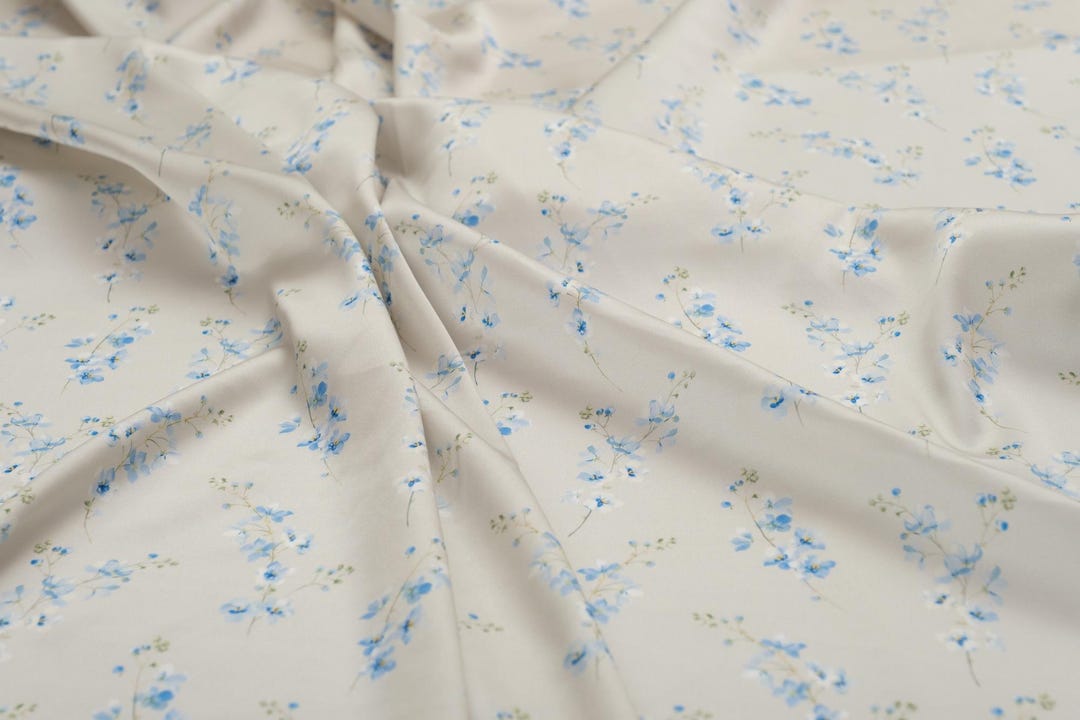 Italian Silk Fabric by the Yard / Meter Designer Fabric Mulberry Silk ...