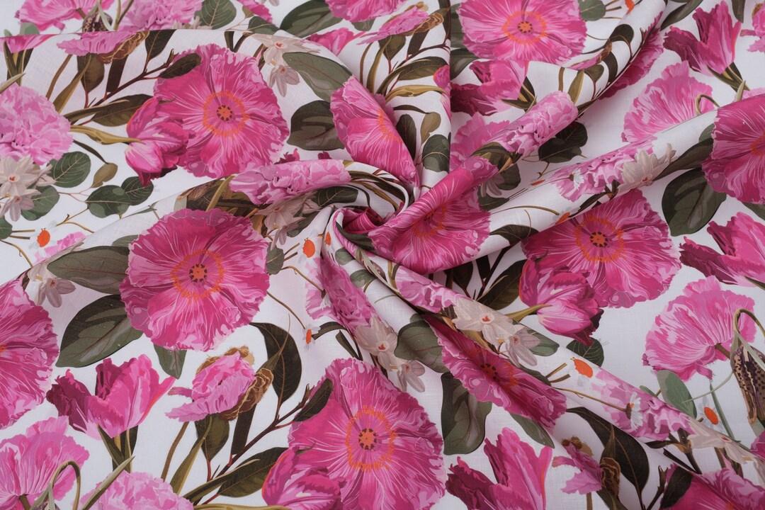 LINEN Fabric Italian Designer Fabric Exclusive Collection Versatile ...