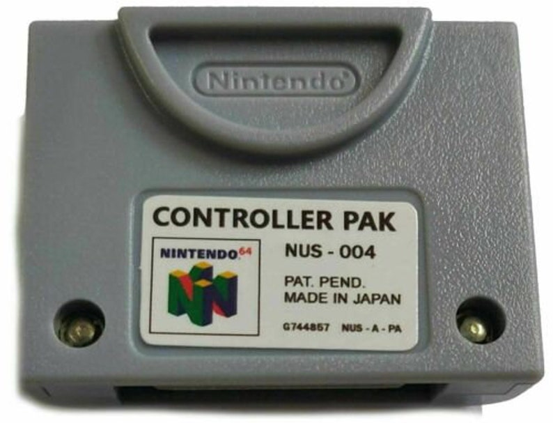 Nintendo 64 Memory Card Free Shipping - Etsy