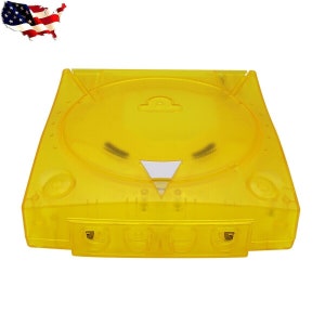 SEGA DREAMCAST DC Yellow Clear Replacement Console Shell - Etsy