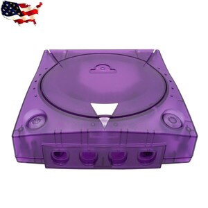 SEGA DREAMCAST DC Purple Clear Replacement Console Shell - Etsy