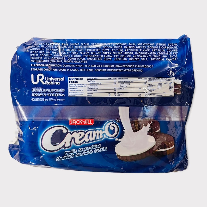 Cream-o Sandwich Cookies Vanilla Chocolate 1 Bag 10 - Etsy