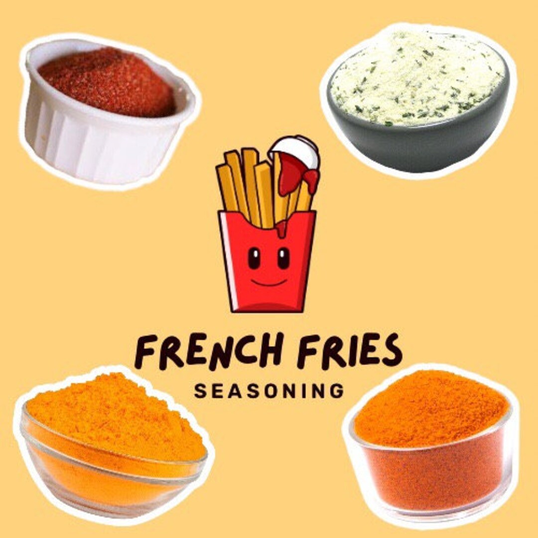Fries Powder Seasoning Cheese BBQ Sour Cream & Onion Chili BBQ for ...