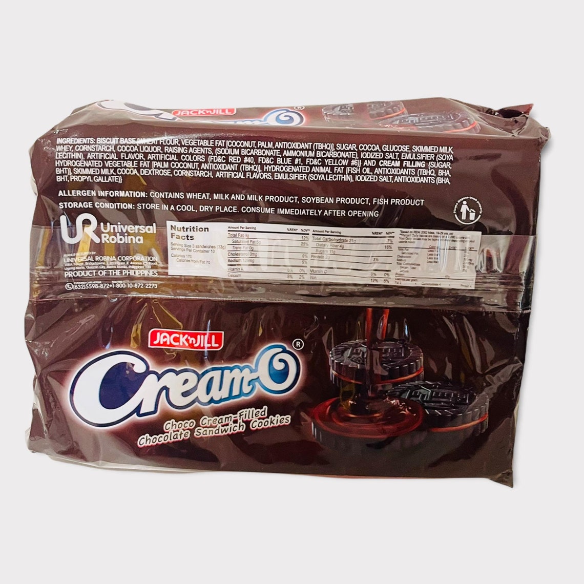 Cream-o Sandwich Cookies Vanilla Chocolate 1 Bag 10 | Etsy