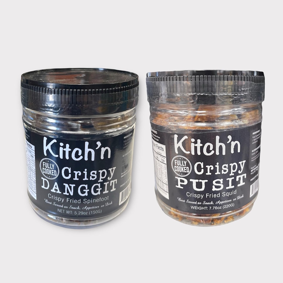 Crispy Danggit Crispy Pusit Sun-dried Fish Dried Squid Fully Cooked ...
