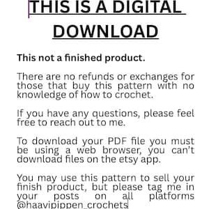 DIGITAL DOWNLOAD Glep Crochet Pattern Smiling Friends - Etsy